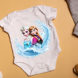 5 PNG Princess Elsa Anna Splash and Watercolor Transparent PNG File for ...