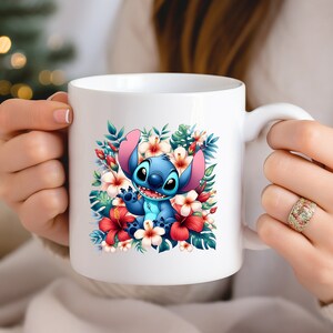 5 PNG Stitch Flowers Splash and Watercolor Transparent PNG File for ...