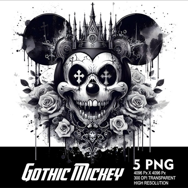 Emo Mickey Mouse - Etsy