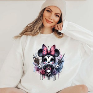 5 PNG Gothic Minnie PNG Dark Mouse Princess Design Splash and ...