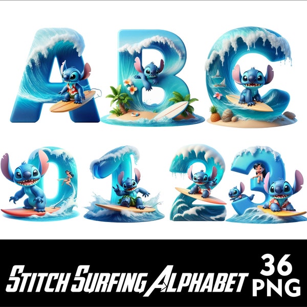 Lilo and Stitch Surfboard - Etsy