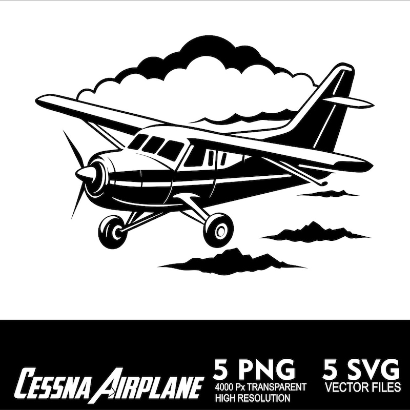 Airplane Cessna Wall Art - Etsy