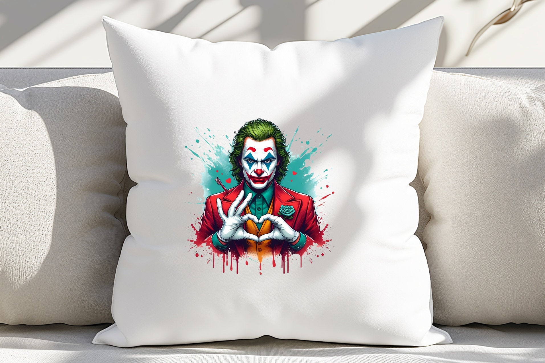 5 PNG Joker Loves Splash and Watercolor Transparent PNG File for ...
