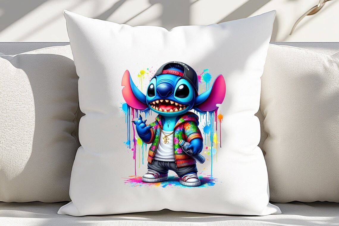 5 PNG Streetwear Stitch Rapper Splash Transparent PNG File for ...