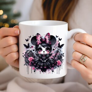 5 PNG Gothic Minnie PNG Dark Mouse Princess Design Splash and ...