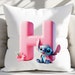 Stitch Pink Alphabet Girl Stitch Font PNG Hawaii Font and Numbers for ...