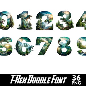 Trex Alphabet Dinosaur Letters Alphabet Png Dino Font Letters Trex ...