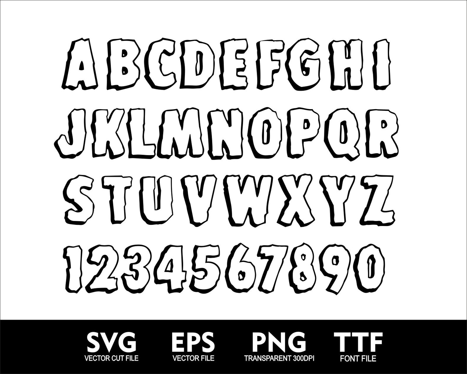 Cartoon Stone Font SVG Flint Svg Cartoon Flint-stone Font Stones ...