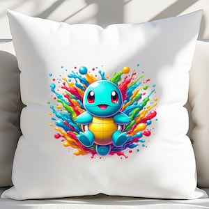 5 PNG Squirtle Splash and Watercolor Transparent Png File for ...
