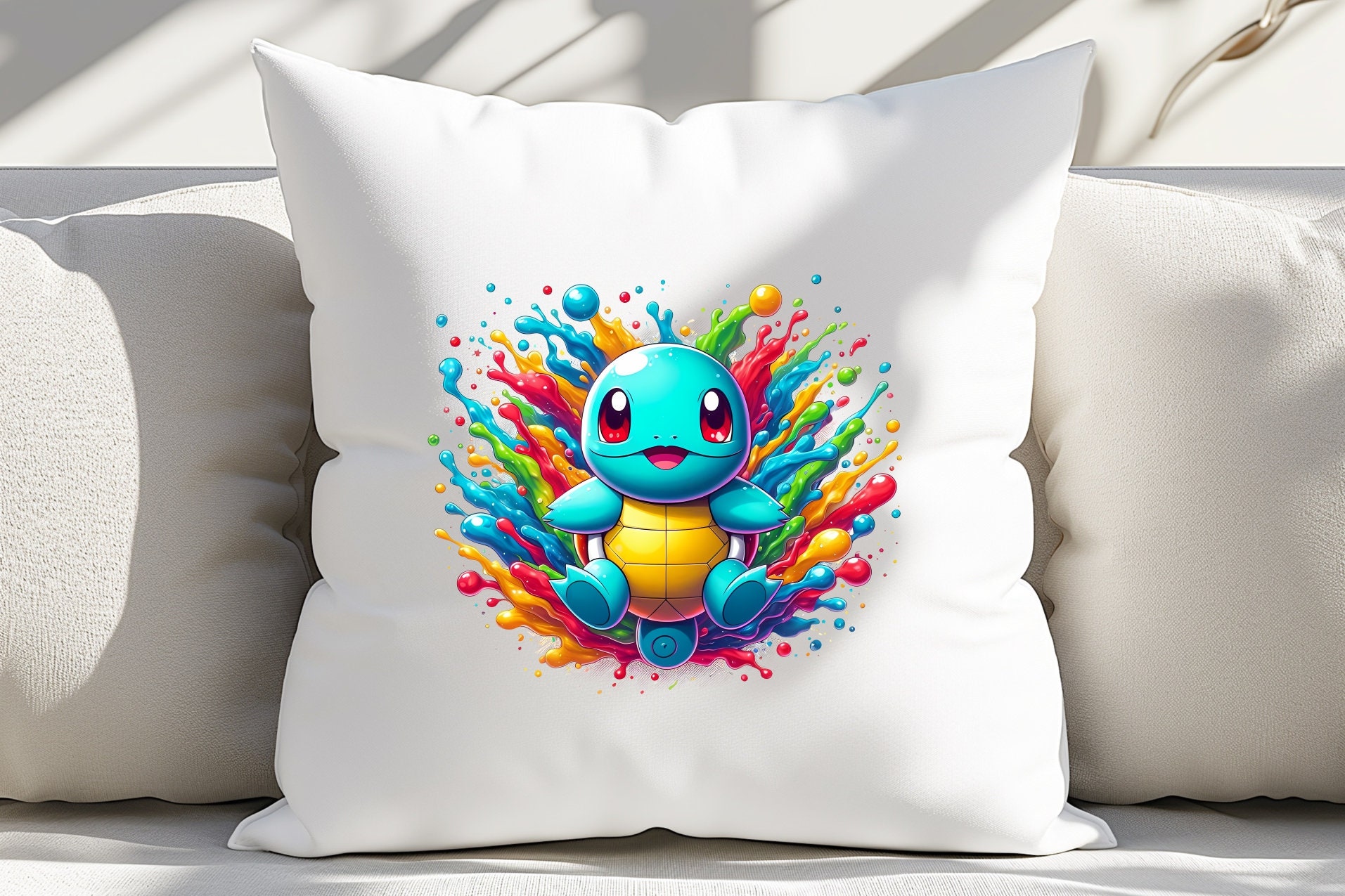 5 PNG Squirtle Splash and Watercolor Transparent Png File for ...
