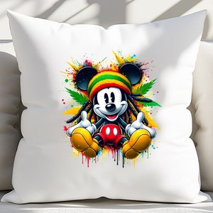 5 PNG Rastafari Mouse Splash Transparent PNG File for Sublimation ...