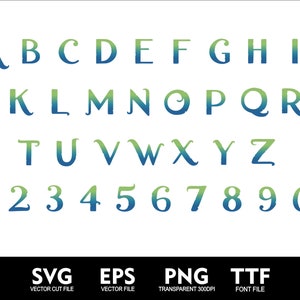 Cartoon Encanto Font Svg Encanto Comic Alphabet Color Font and Back ...