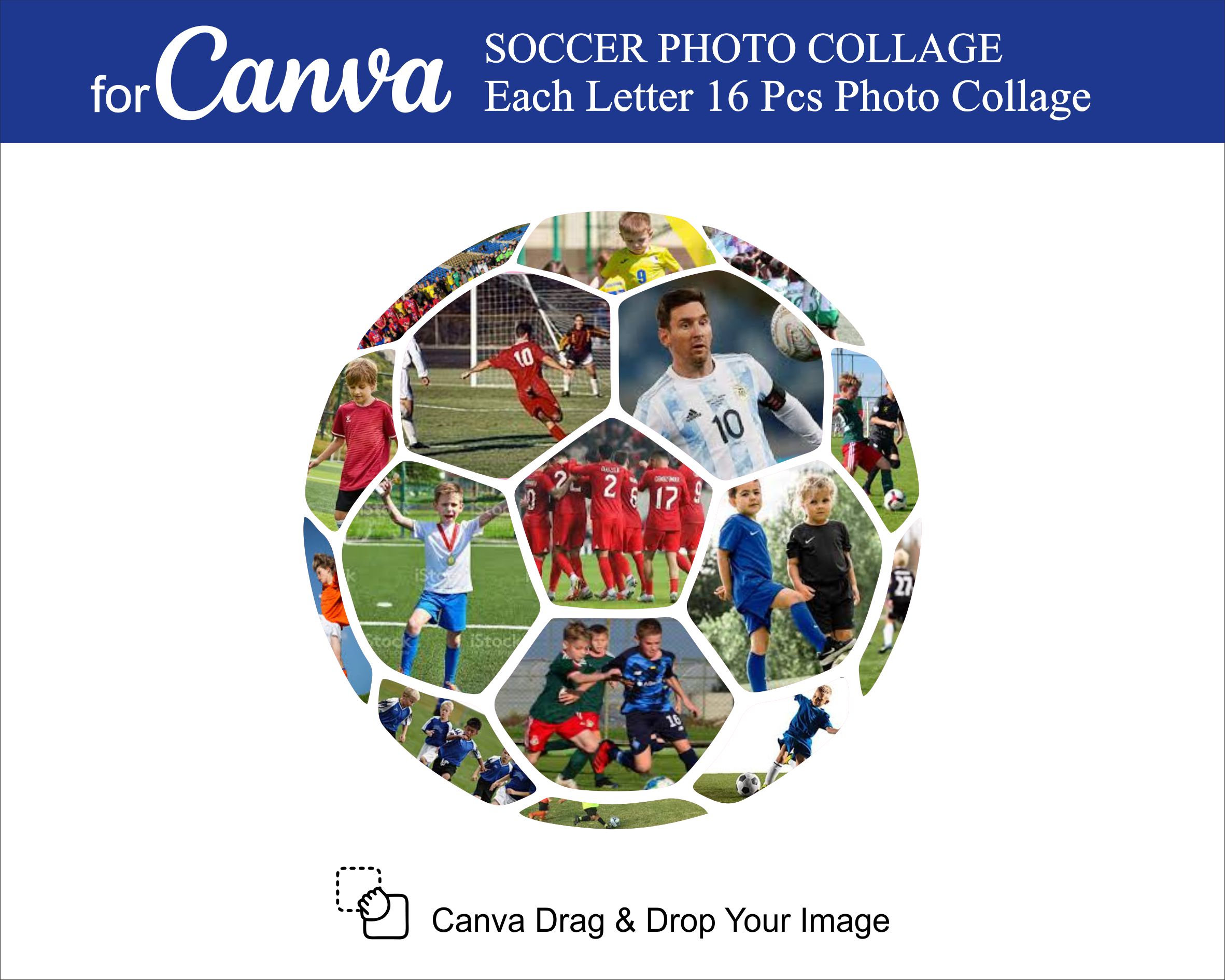 Canva Soccer Photo Collage 16pcs Inside Photo Collage Canva Sport ...