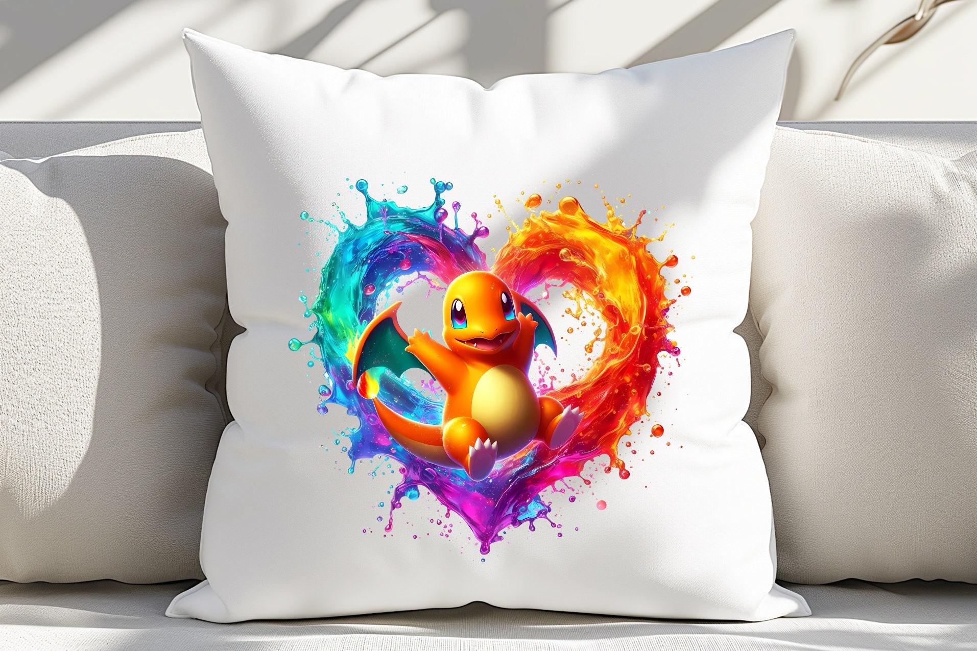 5 PNG Charmander Splash and Watercolor Transparent Png File for ...