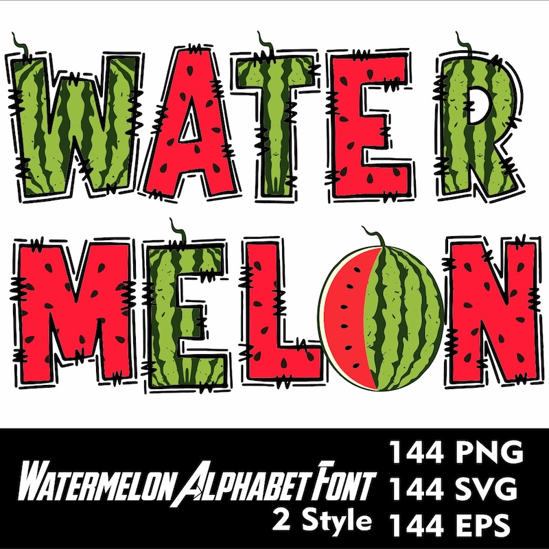 Watermelon Svg - Etsy