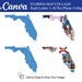 Canva Florida Photo Collage for Canva 1pcs and 10pcs Inside Collage for ...