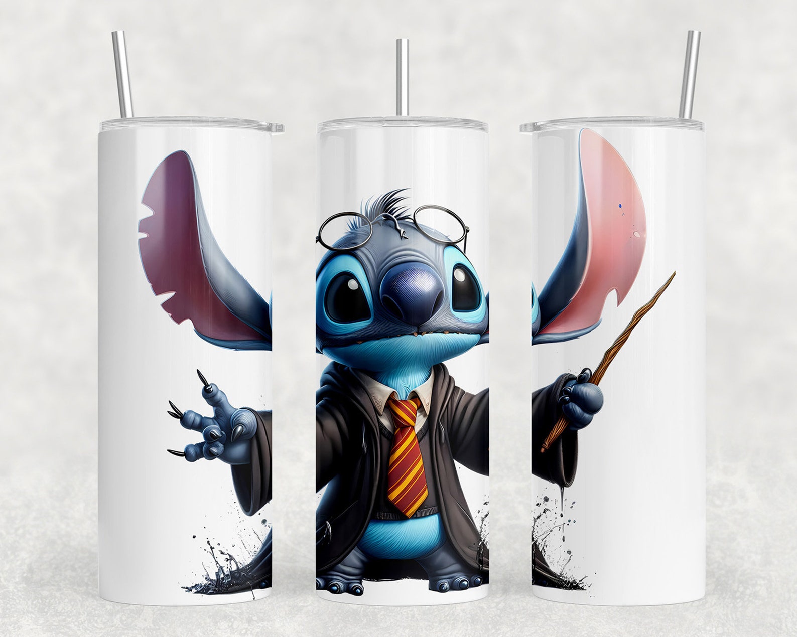 5 PNG Potter Stitch Splash and Watercolor Transparent PNG File for ...