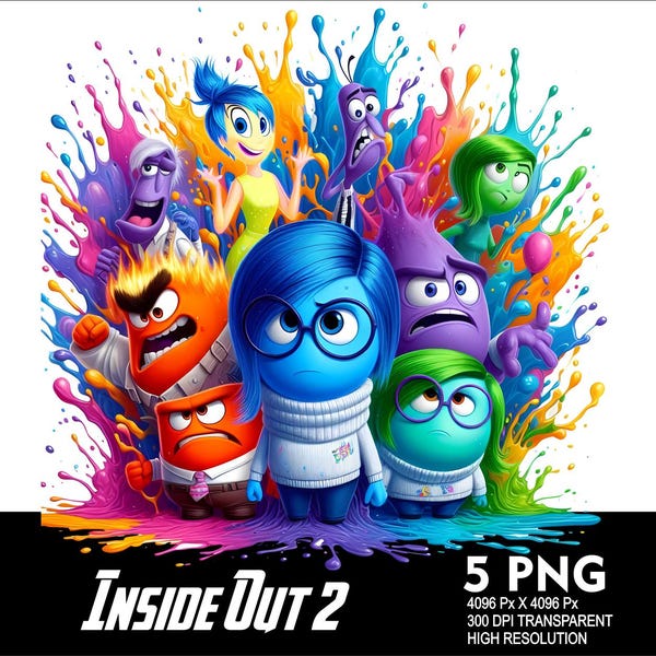 Inside Out Png Design - Etsy