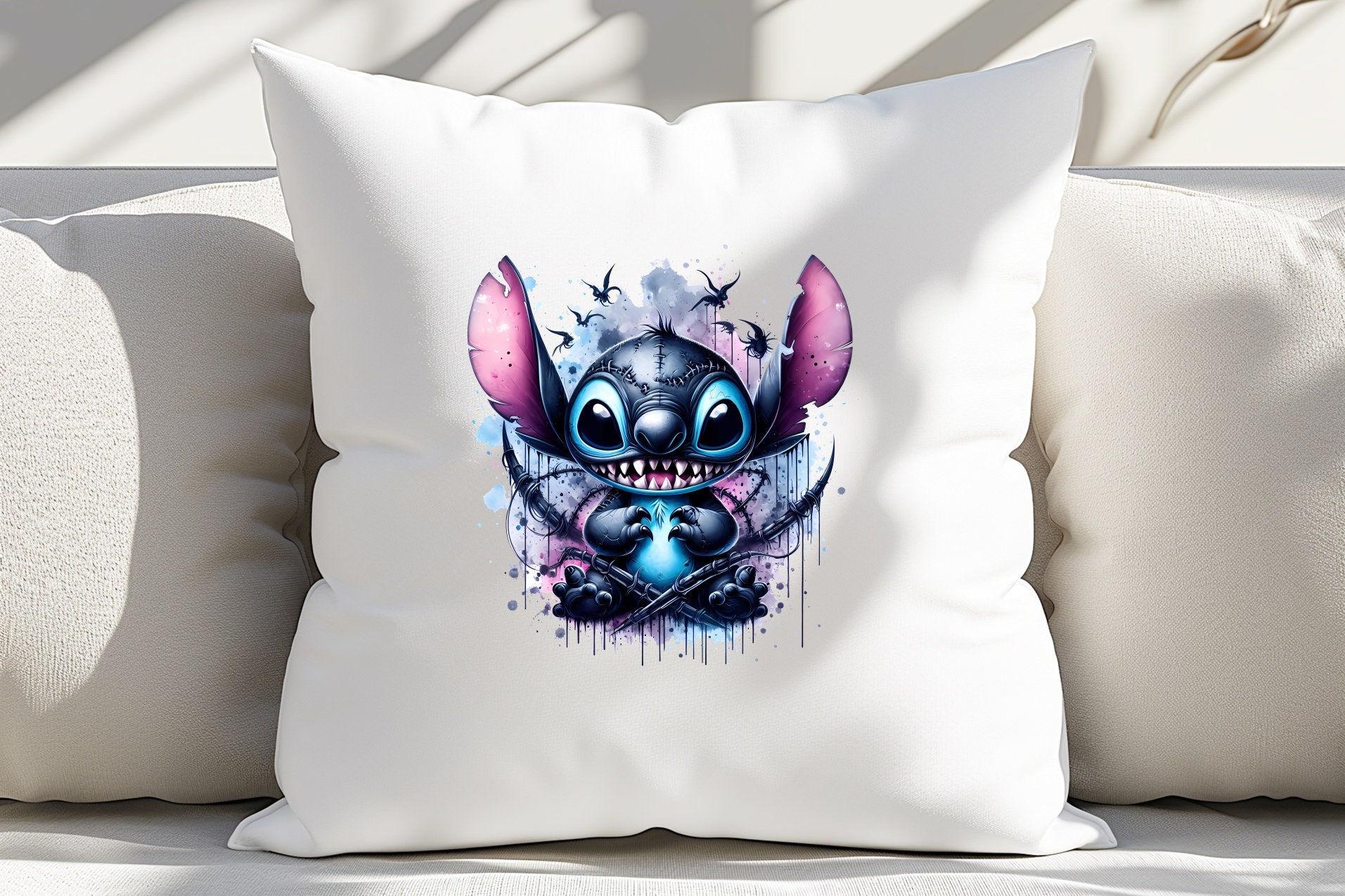 5 PNG Gothic Stitch PNG Dark Stitch Design Splash and Watercolor ...