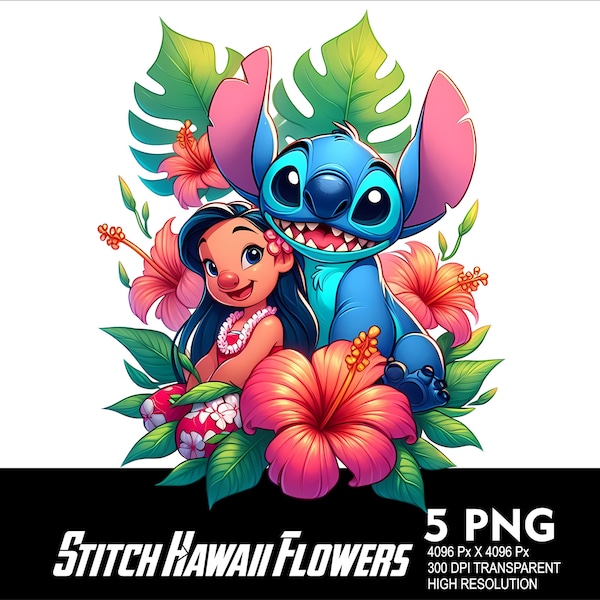 Lilo and Stitch Flowers - Etsy
