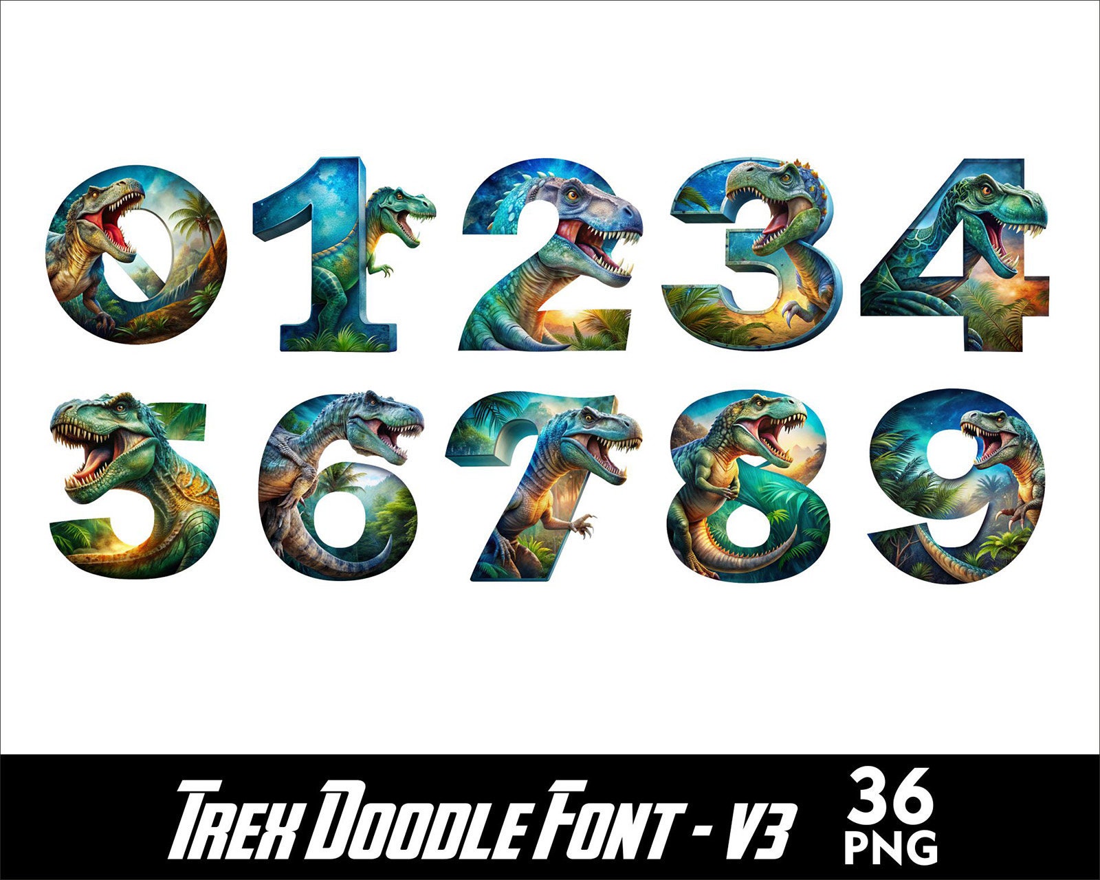 Trex Alphabet Dinosaur Letters Alphabet Png Dino Font Letters Trex ...