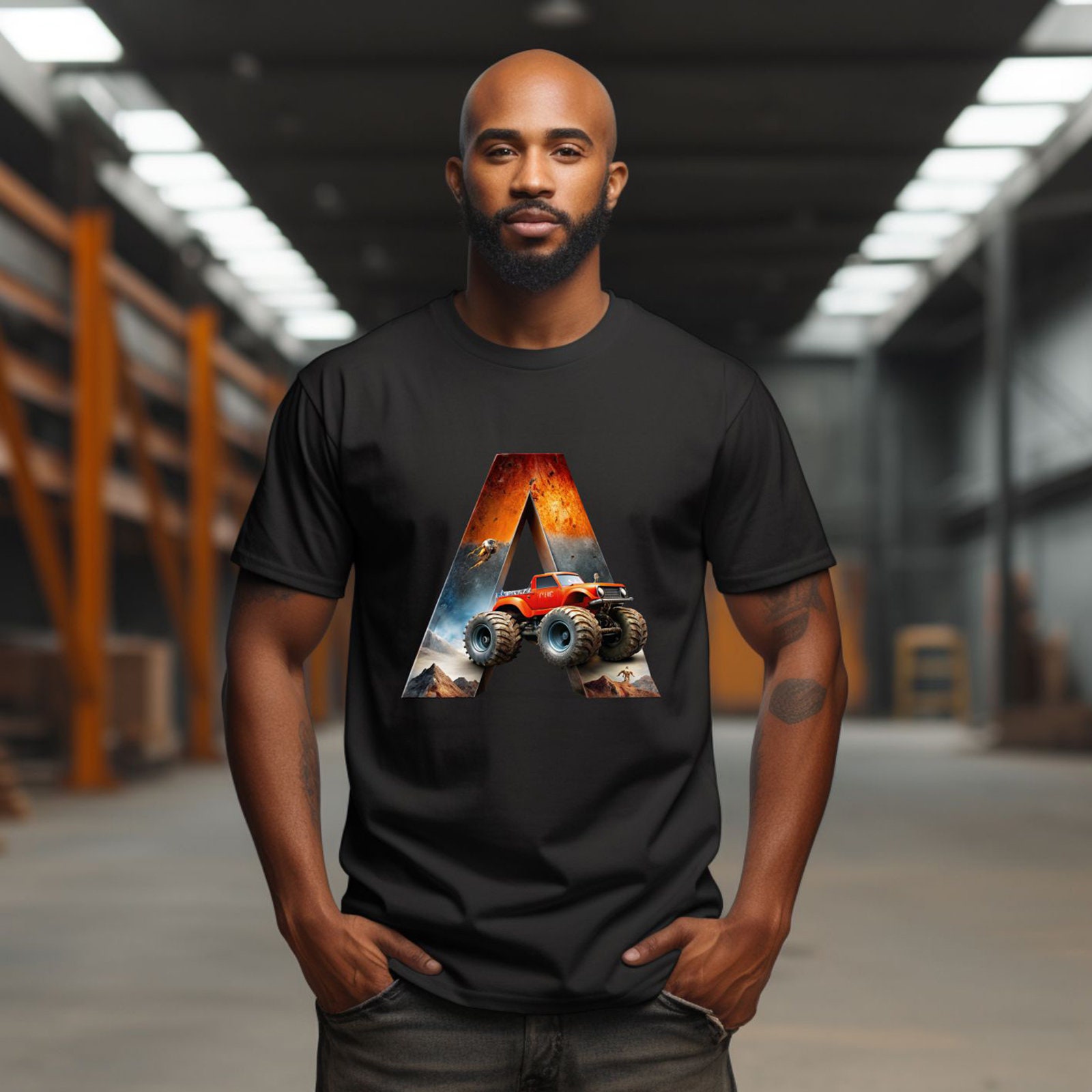 Monster Truck Alphabet Font PNG Monster Truck Letters and Numbers for ...