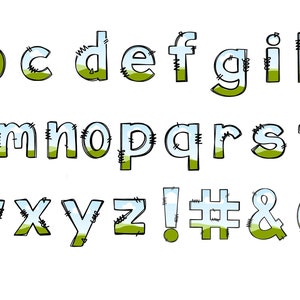 Blank Doodle Letters PNG Transparent Doodle Alphabet Hand Drawn Letters ...