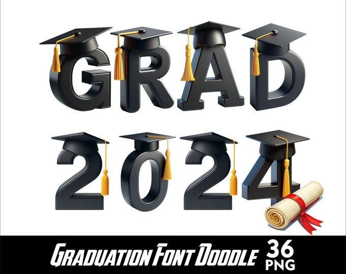 Graduation Letters Grad Font Graduation Alphabet Png Graduation Clipart ...