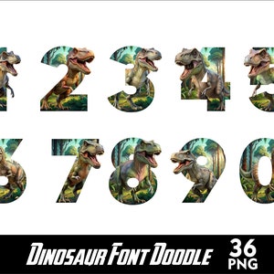Trex Letters Dinosaur Alphabet Png Font Dino Font Letters Trex ...