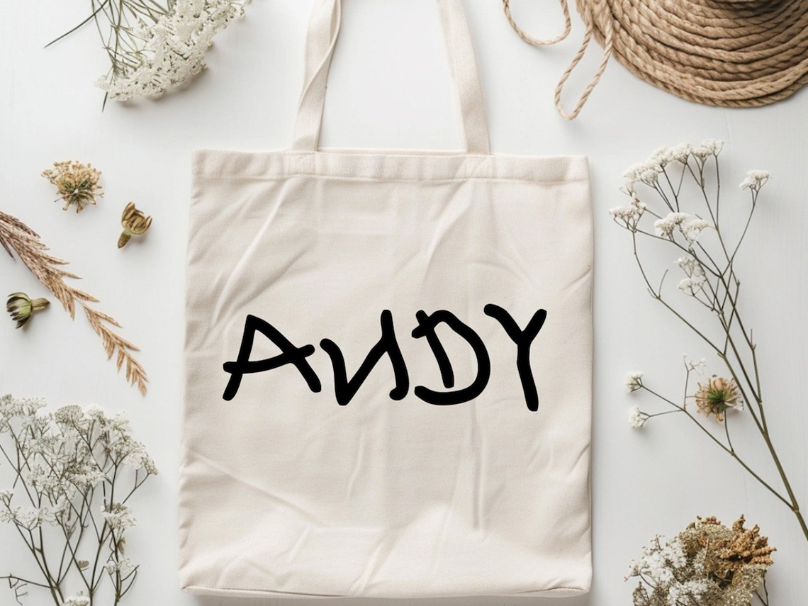 ANDY Toy Story Font Svg Andy Alphabet Andy Toy Story Alphabet for ...