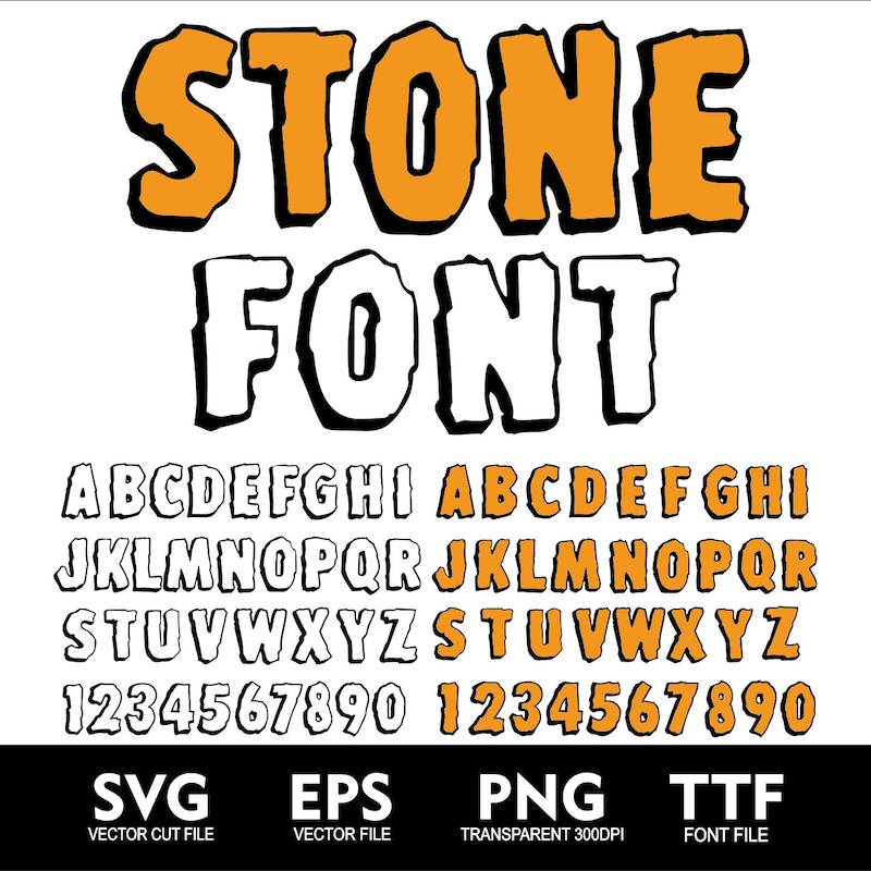 Flintstone Svg - Etsy