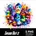5 PNG Inside Out 2 Splash and Watercolor Transparent PNG File for ...