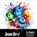 5 PNG Inside Out 2 Splash and Watercolor Transparent PNG File for ...