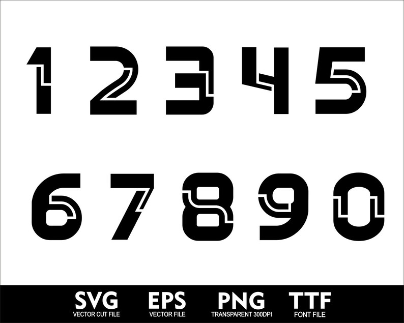 Cyberpunk Font SVG Technology Alphabet Tech Futuristic Techno Font for ...