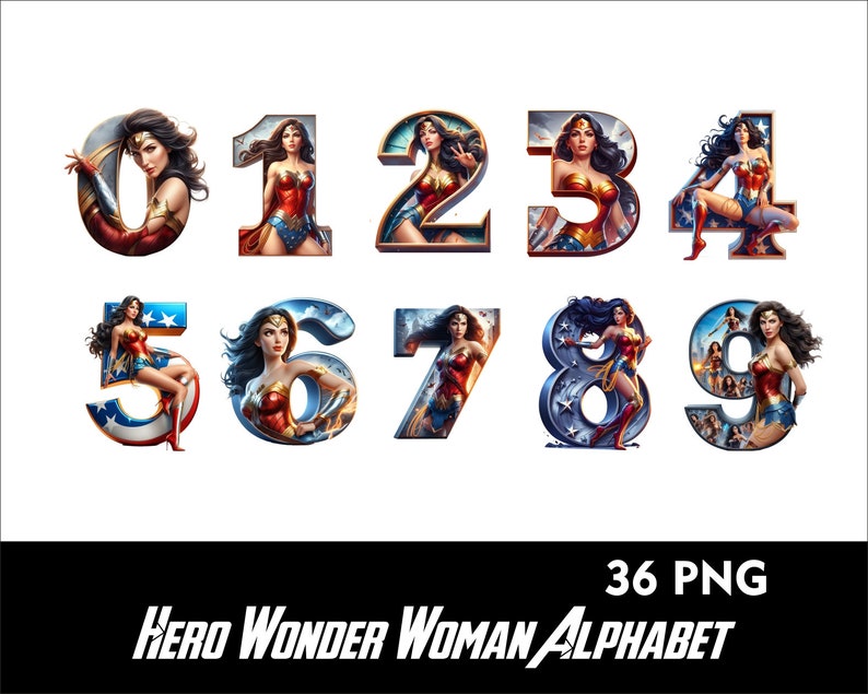 Superhero Alphabet Wonder Alphabet Png Super Hero Font Woman Hero ...