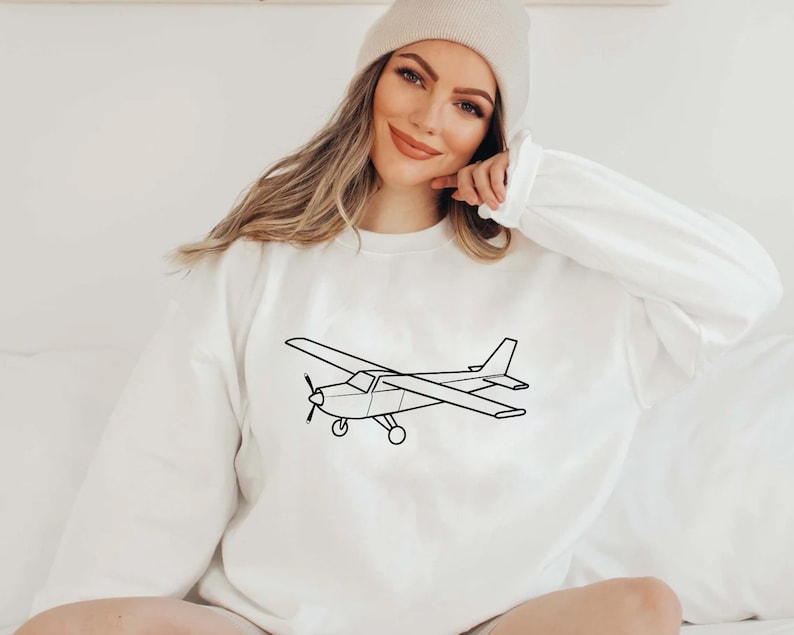 Airplane Cessna Line Art 5 PNG 5SVG Design Transparent PNG File for ...