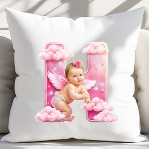 Baby Alphabet Pink Baby Font PNG Party Letters and Numbers for ...