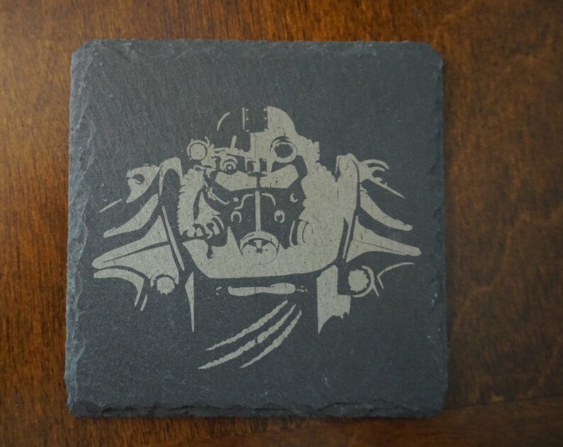Fallout-themed Slate Coasters. Fallout, Vault Tech, Brotherhood of ...