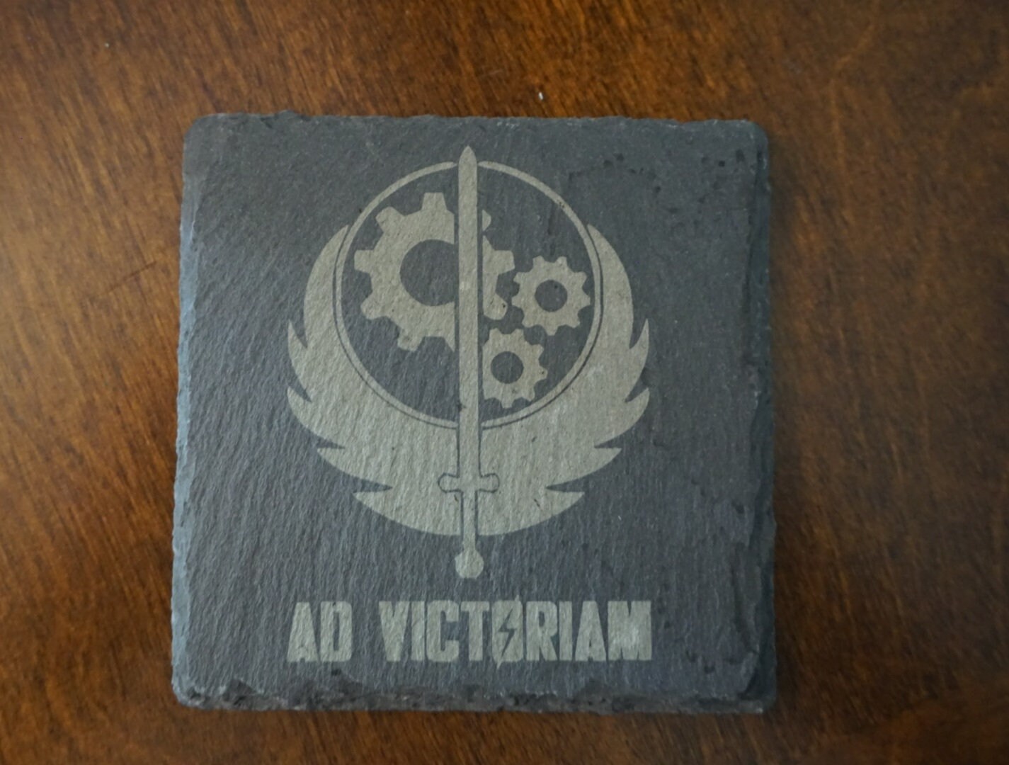 Fallout-themed Slate Coasters. Fallout, Vault Tech, Brotherhood of ...