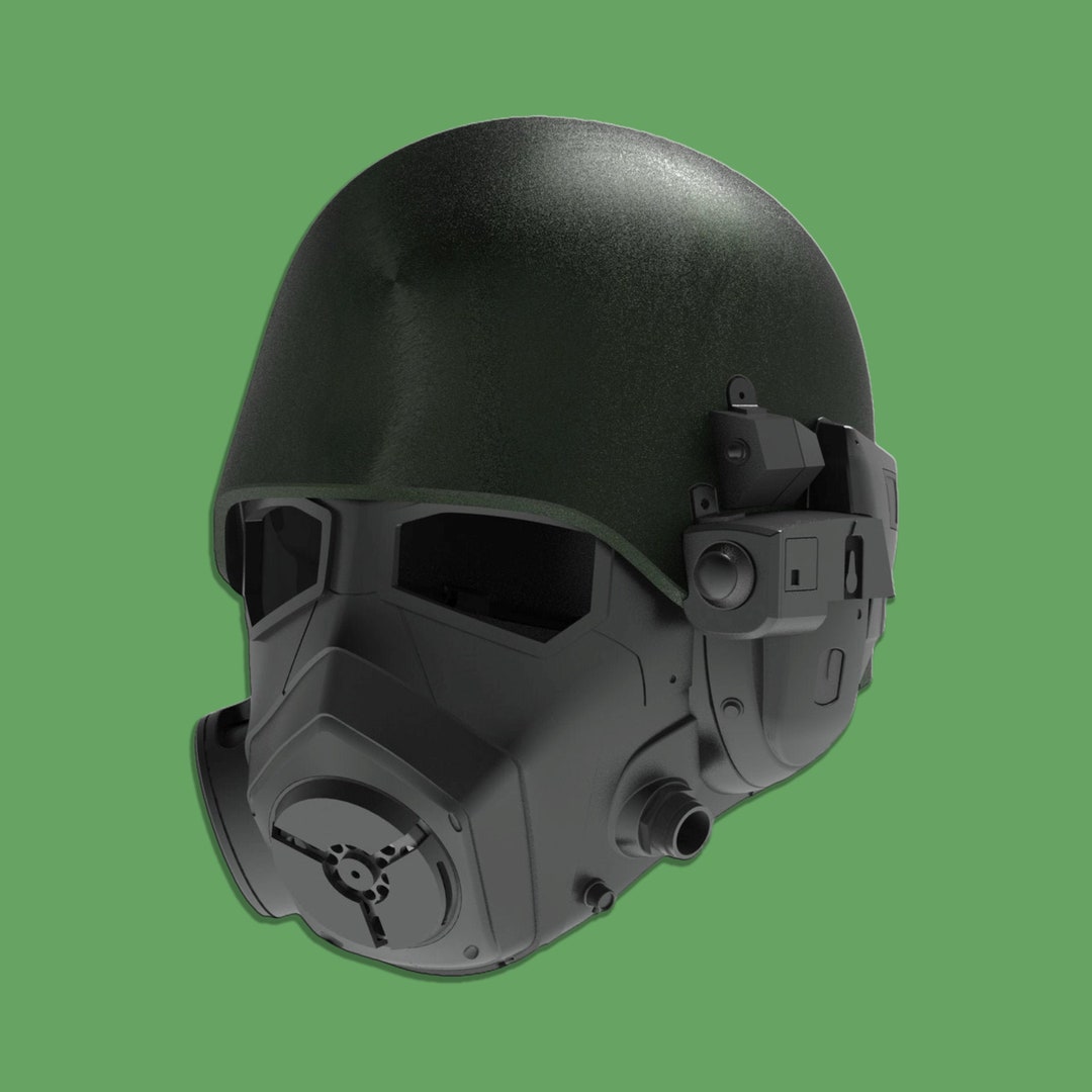 Fallout New Vegas Inspired NRC Ranger Wearable Helmet Model for 3D ...