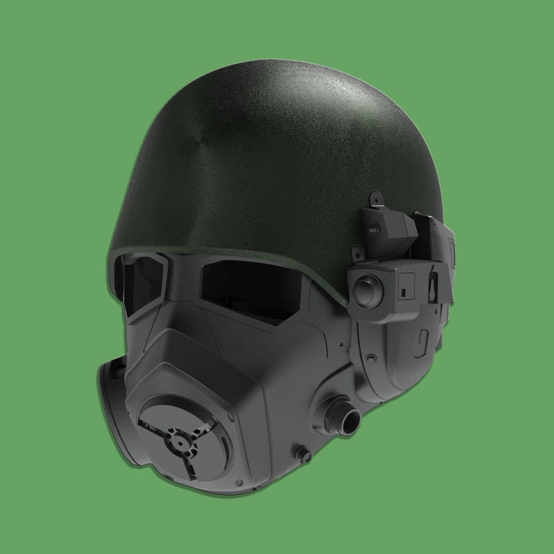 Fallout New Vegas Inspired NRC Ranger Wearable Helmet Model for 3D ...