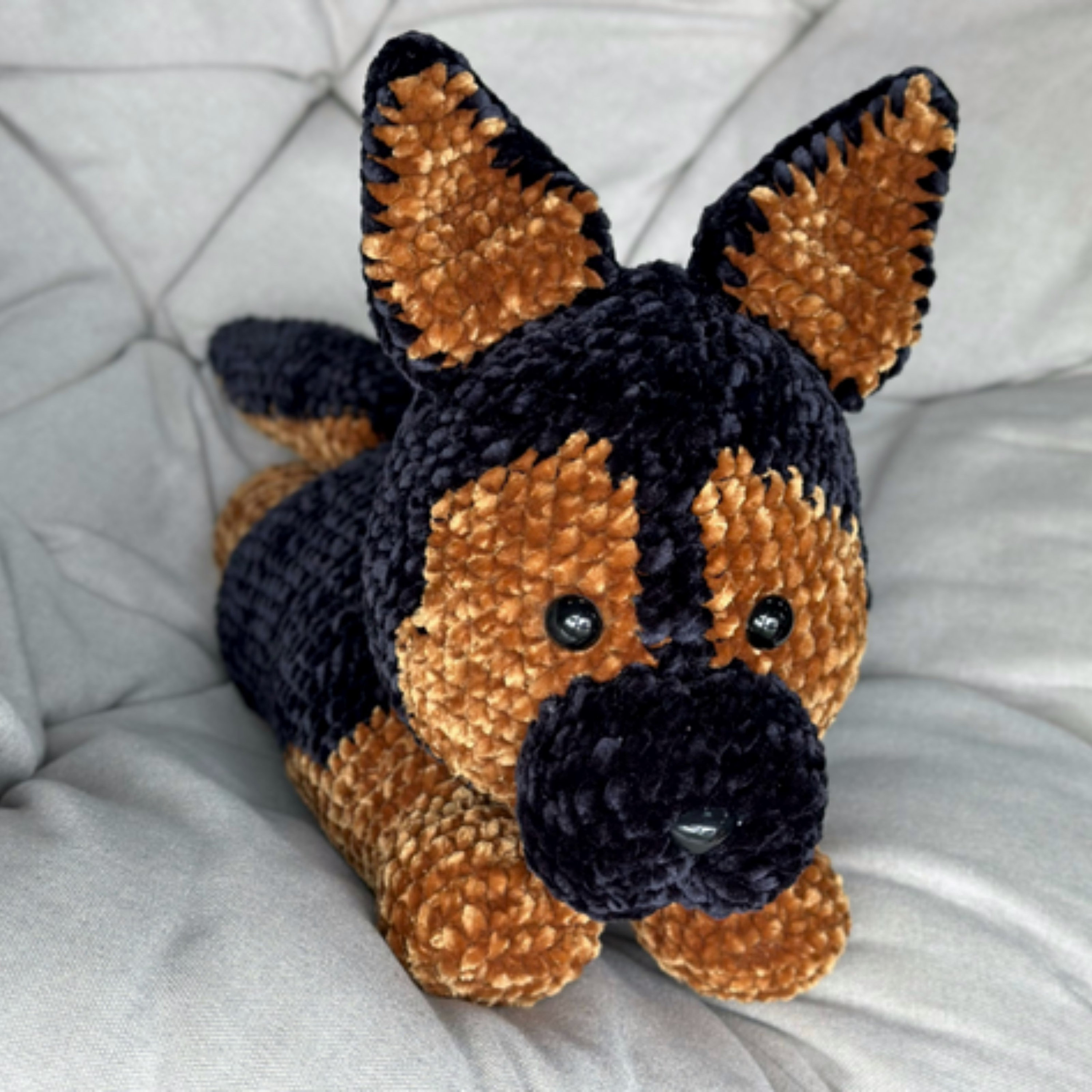 Baby German Shepherd Amigurumi Crochet Pattern in English Cute Puppy ...