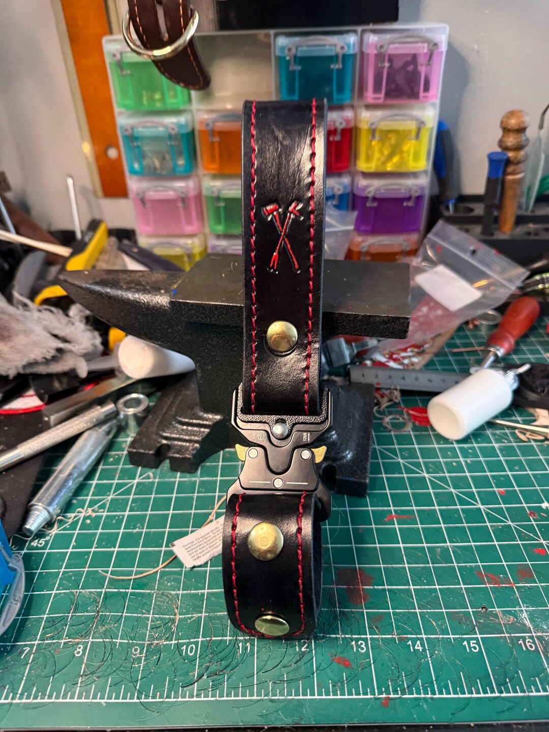 Leather Firefighter Box Light Belt Strap - Etsy