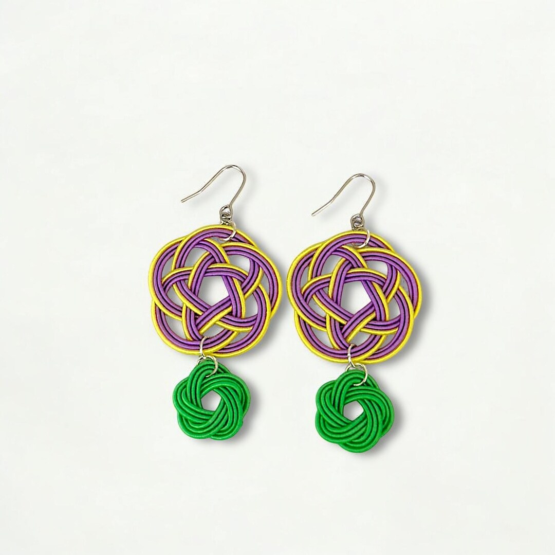Mizuhiki Earrings – Handmade Japanese Knot Jewelry | Unique Symbolic ...