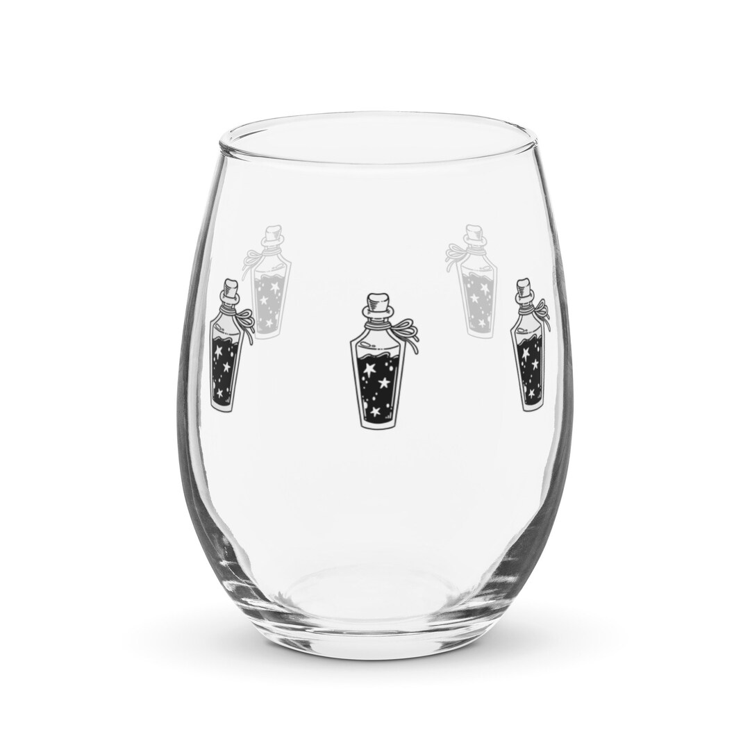 Magic Potion Wine Glass - Halloween Wine Glass - Witches Brew ...