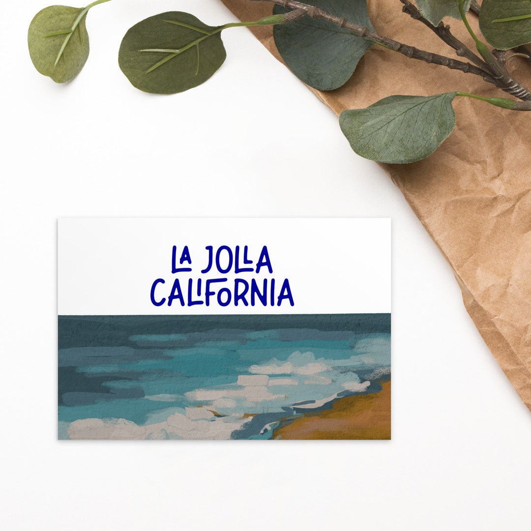 La Jolla - San Diego - California - Beach Scene Standard Postcard - Etsy