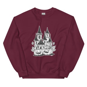 Cozy Haunted House - Halloween - Spooky Season - Crewneck - Unisex ...