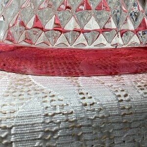 Vintage Indiana Glass Butter Dish. Ruby Red Diamond Cut Butter Dish. - Etsy