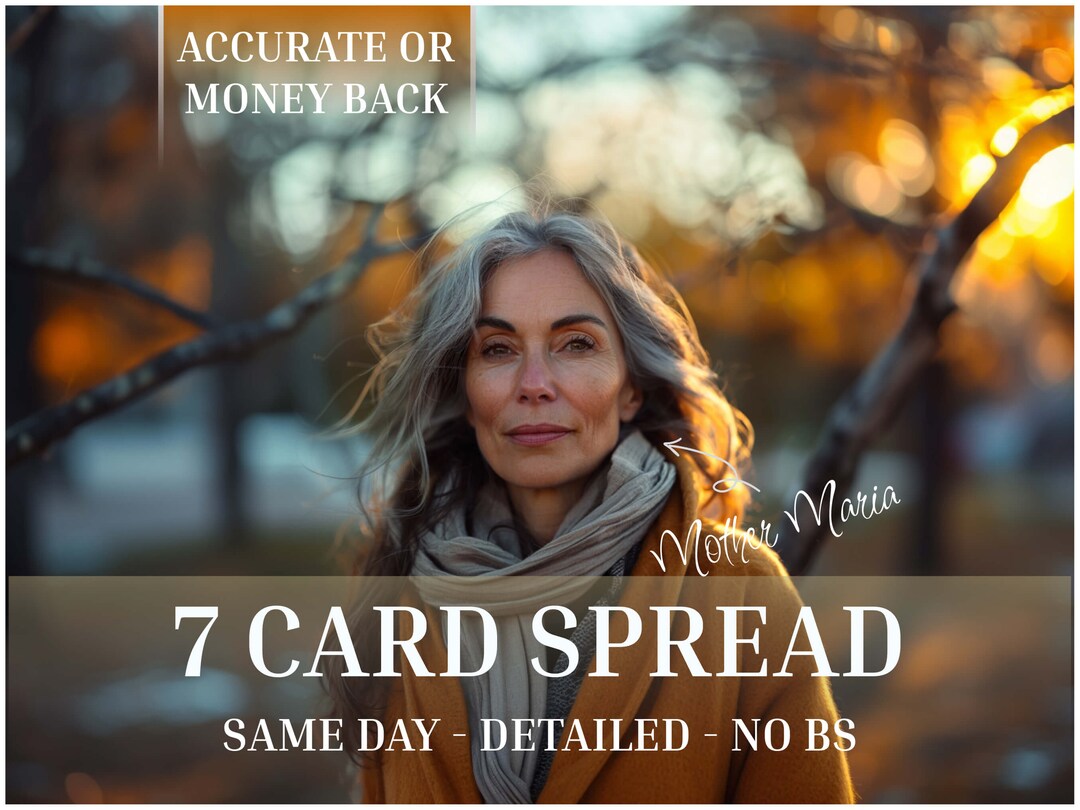 7 Card Blind Tarot Reading, General Guidance From Maria, Psychic ...