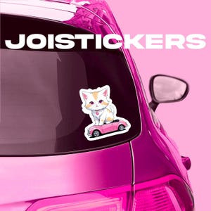 Printable Cat Stickers Printable Stickers Cute Cat Stickers Cat Laptop ...